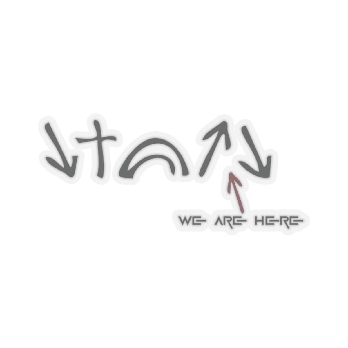 Gospel by Symbols we Are Here Sticker - Etsy