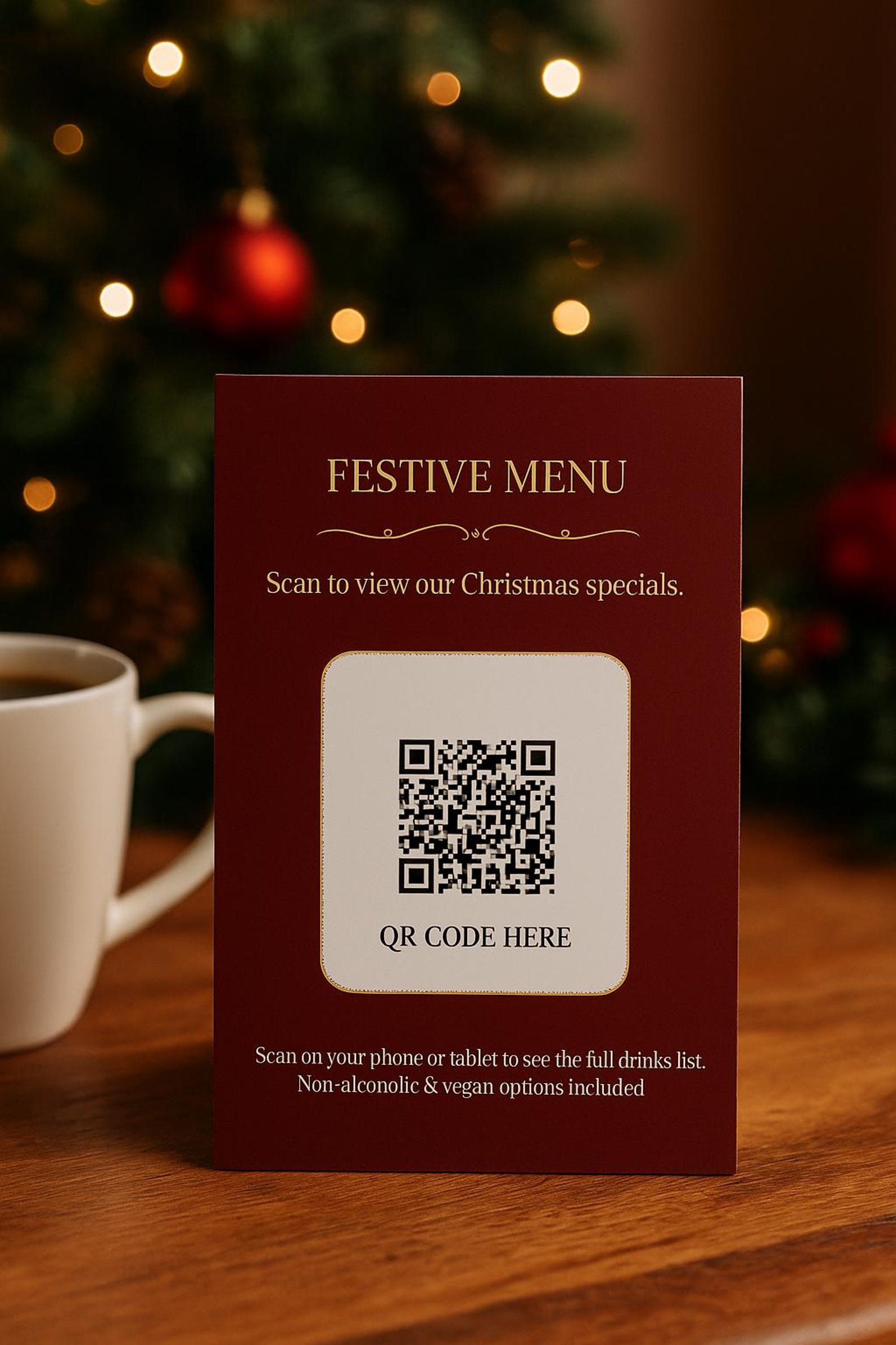 Christmas QR Code Template - Etsy