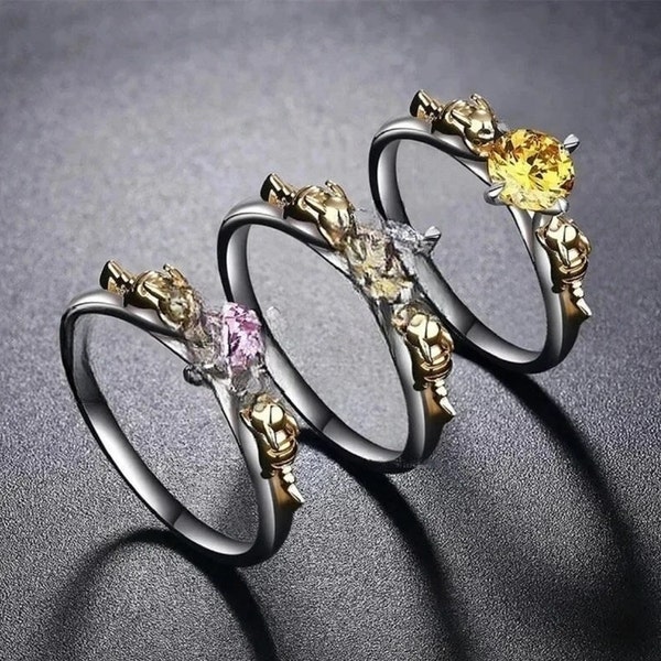 Anime Engagement Ring - Etsy