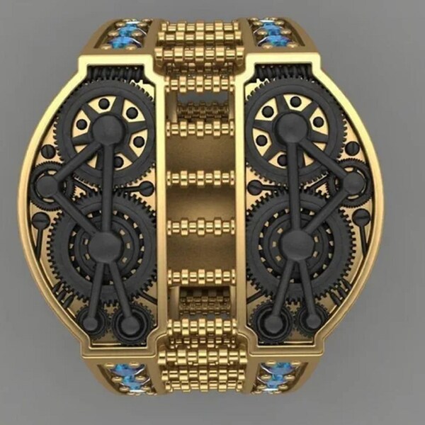 Mechanical Ring - Etsy