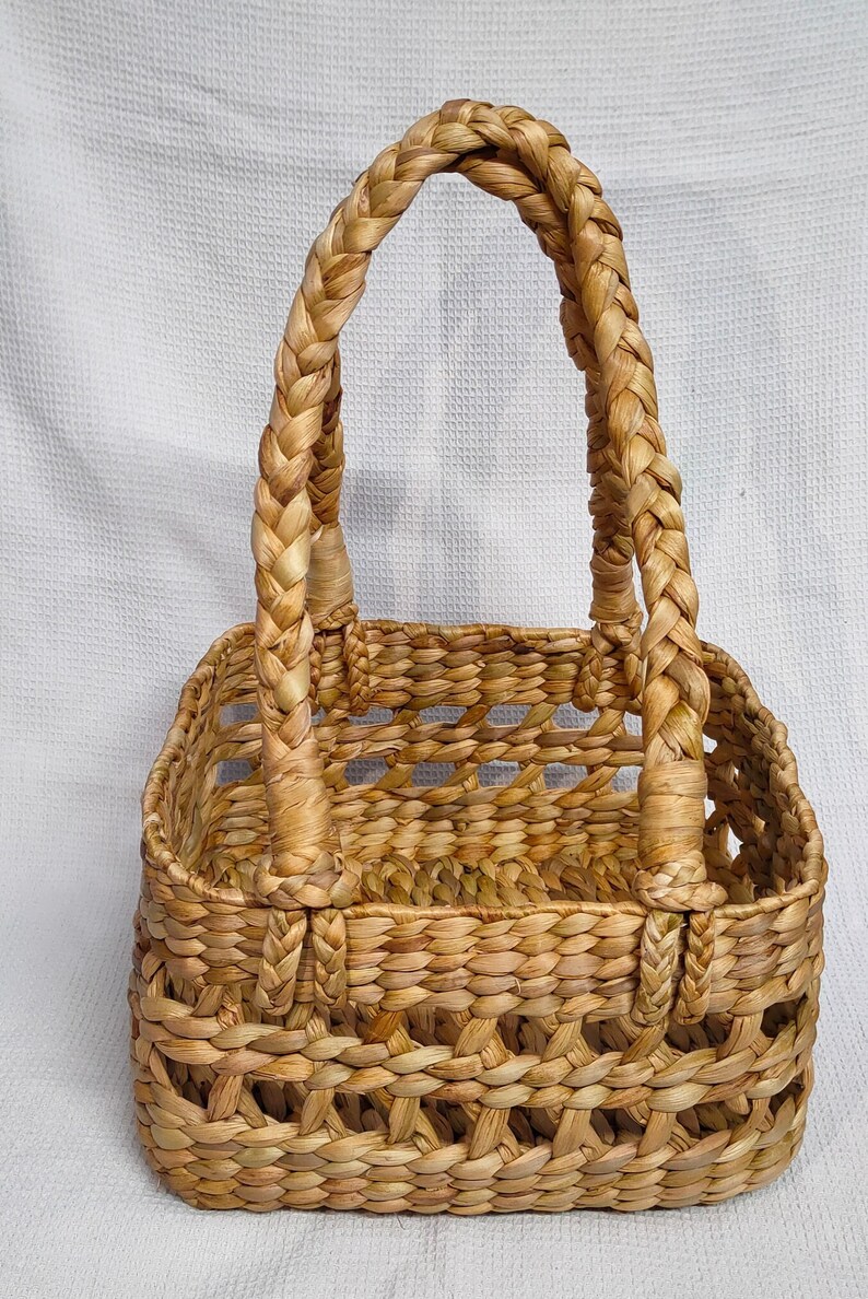 Water Hyacinth Hanging Basket 100% Natural and Water Hyacinth Gift ...