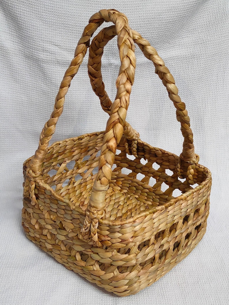 Water Hyacinth Hanging Basket 100% Natural and Water Hyacinth Gift ...