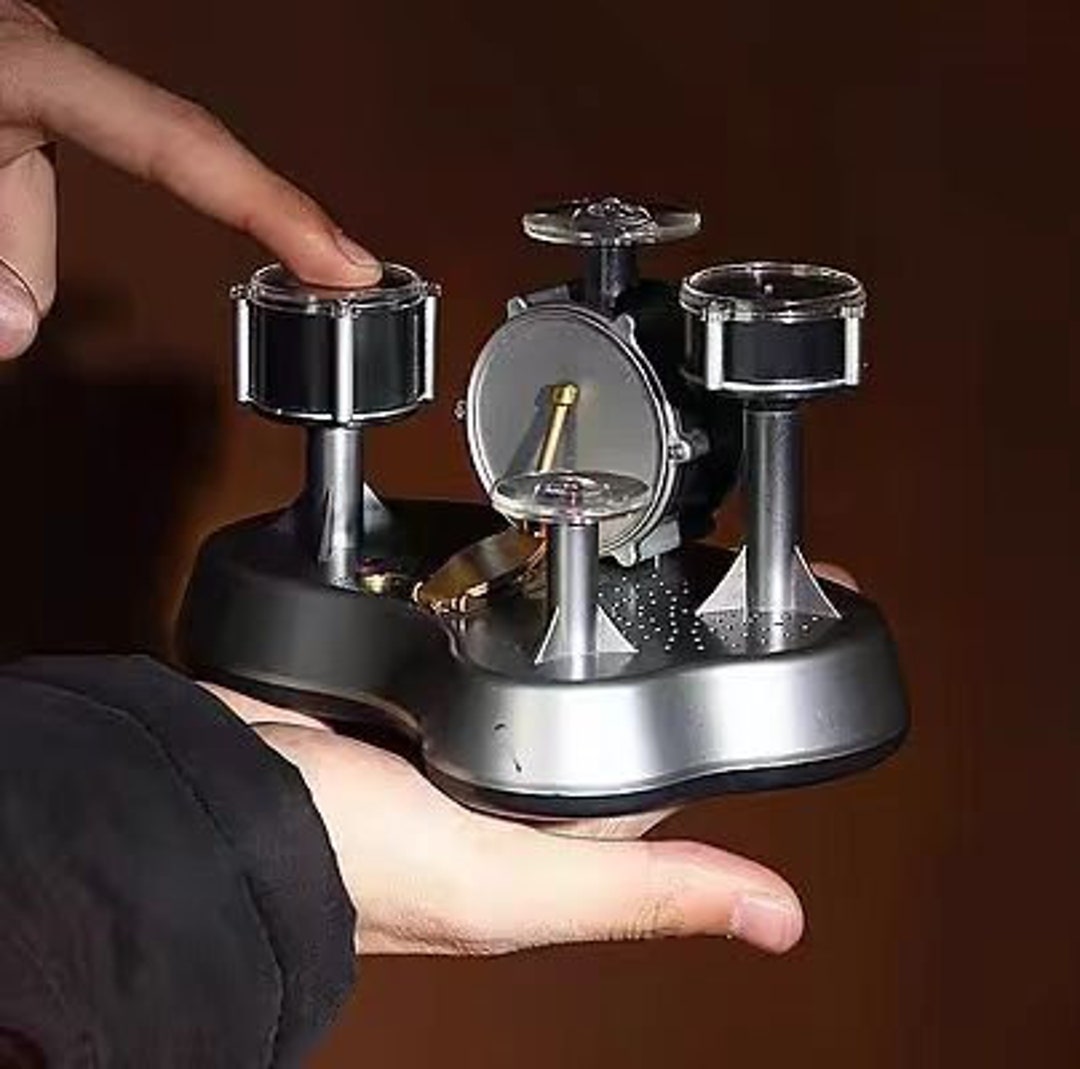 Mini Finger Drum Set,tiny Drum Toy,desk Decor Music Lover Gift for ...