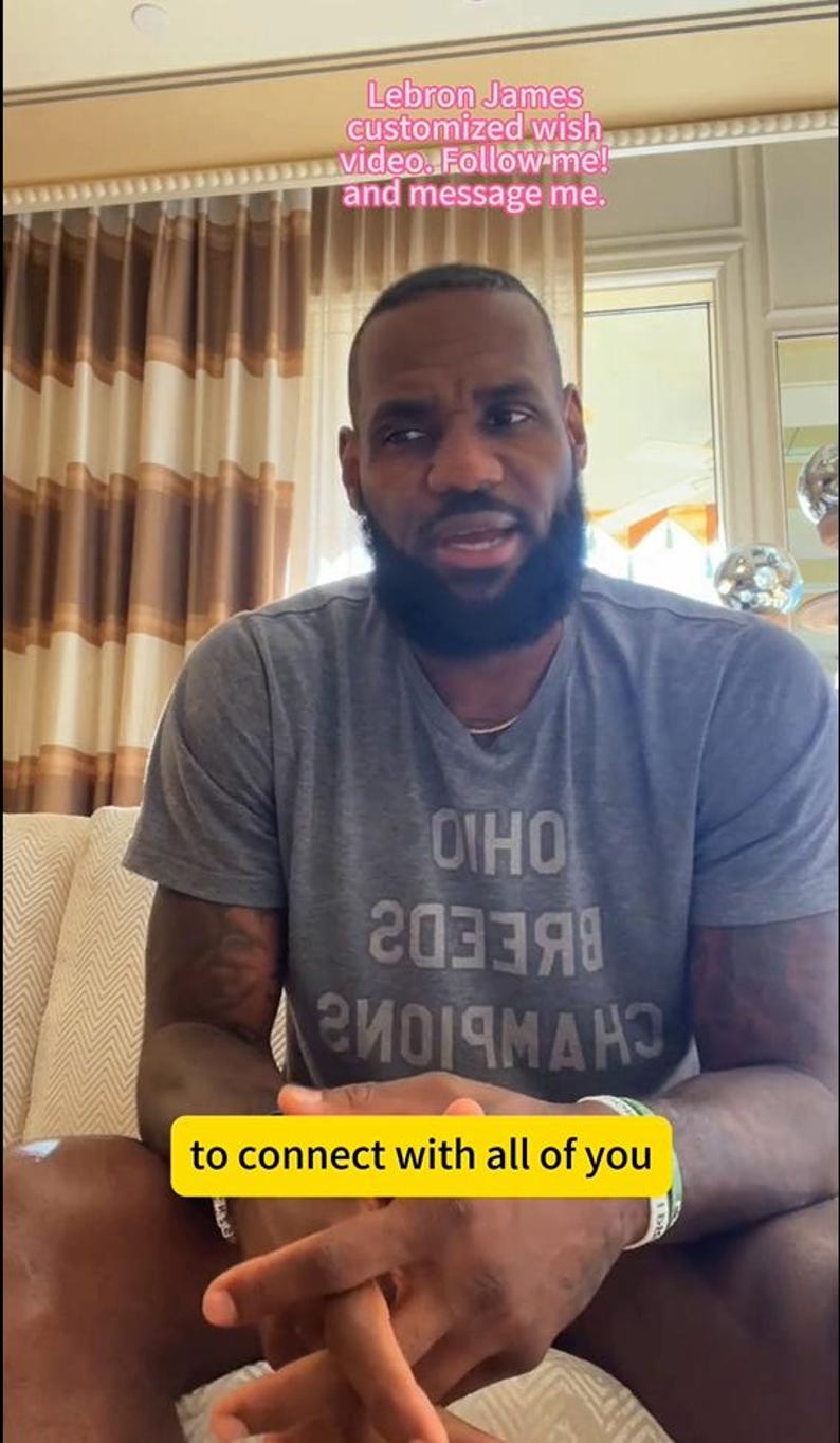 Lebron James Birthday Ecard Video,personalized Animated Talking ...