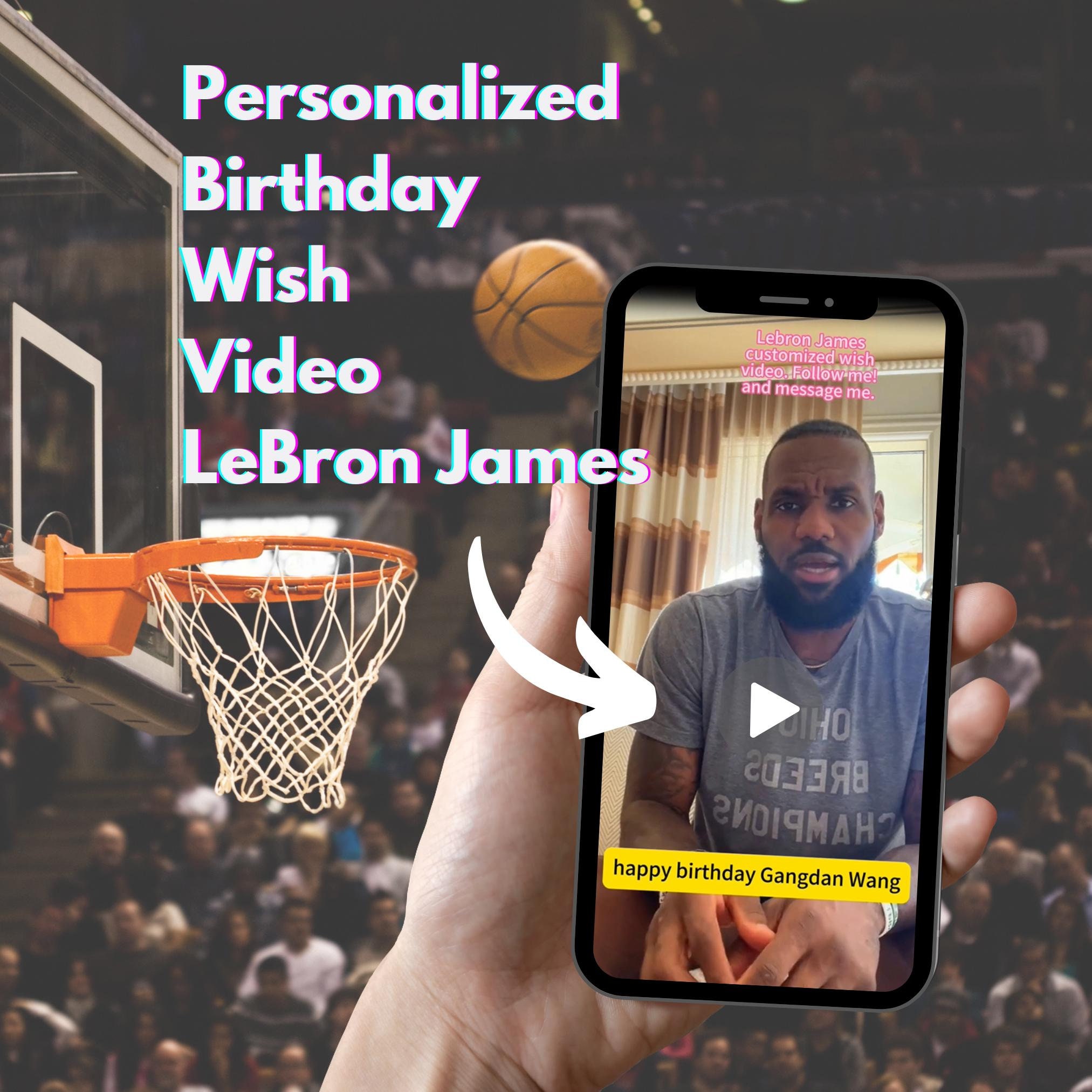 Lebron James Birthday Ecard Video,personalized Animated Talking ...