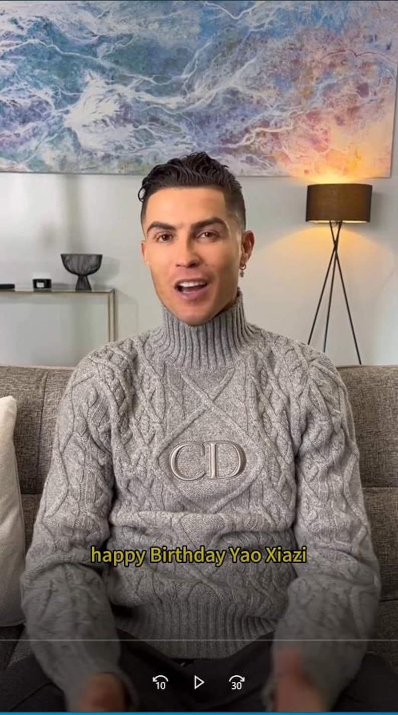 Cristiano Ronaldo Birthday Video, Personalized Talking Personalized ...