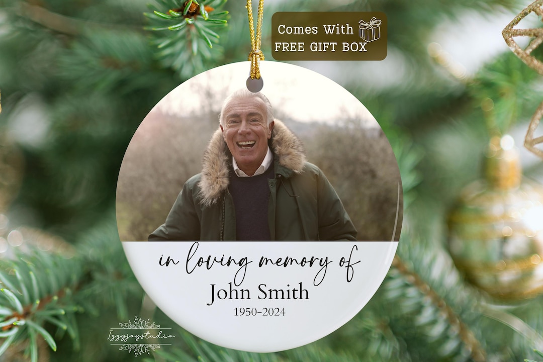 In Loving Memory Christmas Ornament, Custom Christmas Ornament ...