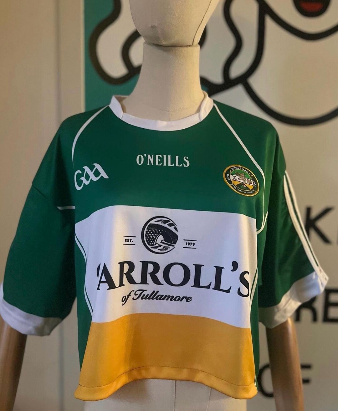 Upcycled County Offaly Ireland Jersey - Etsy