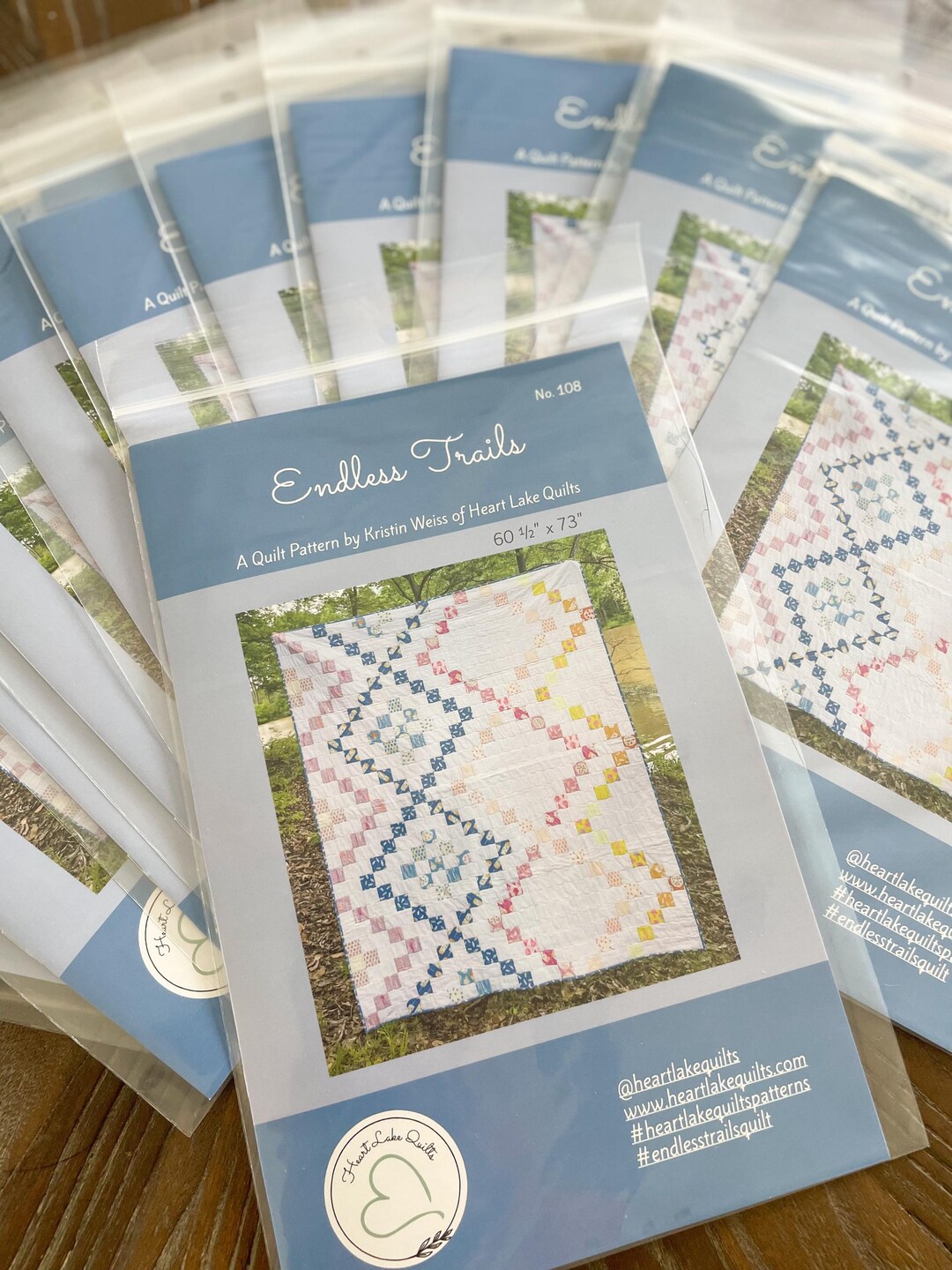 Endless Trails Quilt Pattern-paper Pattern - Etsy