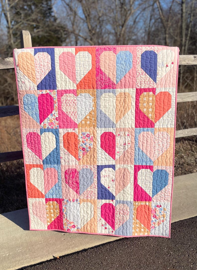 Counterhearts Quilt Pattern-pdf Download - Etsy