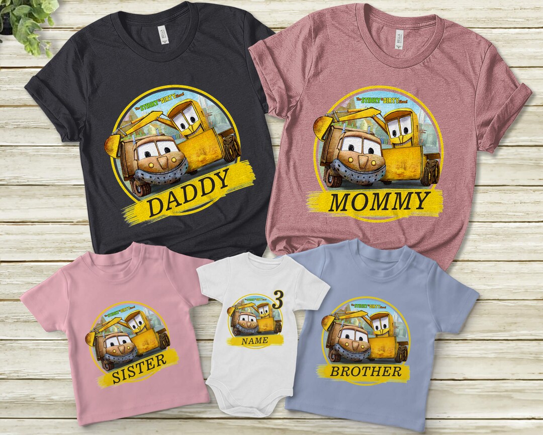 The Stinky and Dirty Family Shirts Personalized Stinky and - Etsy