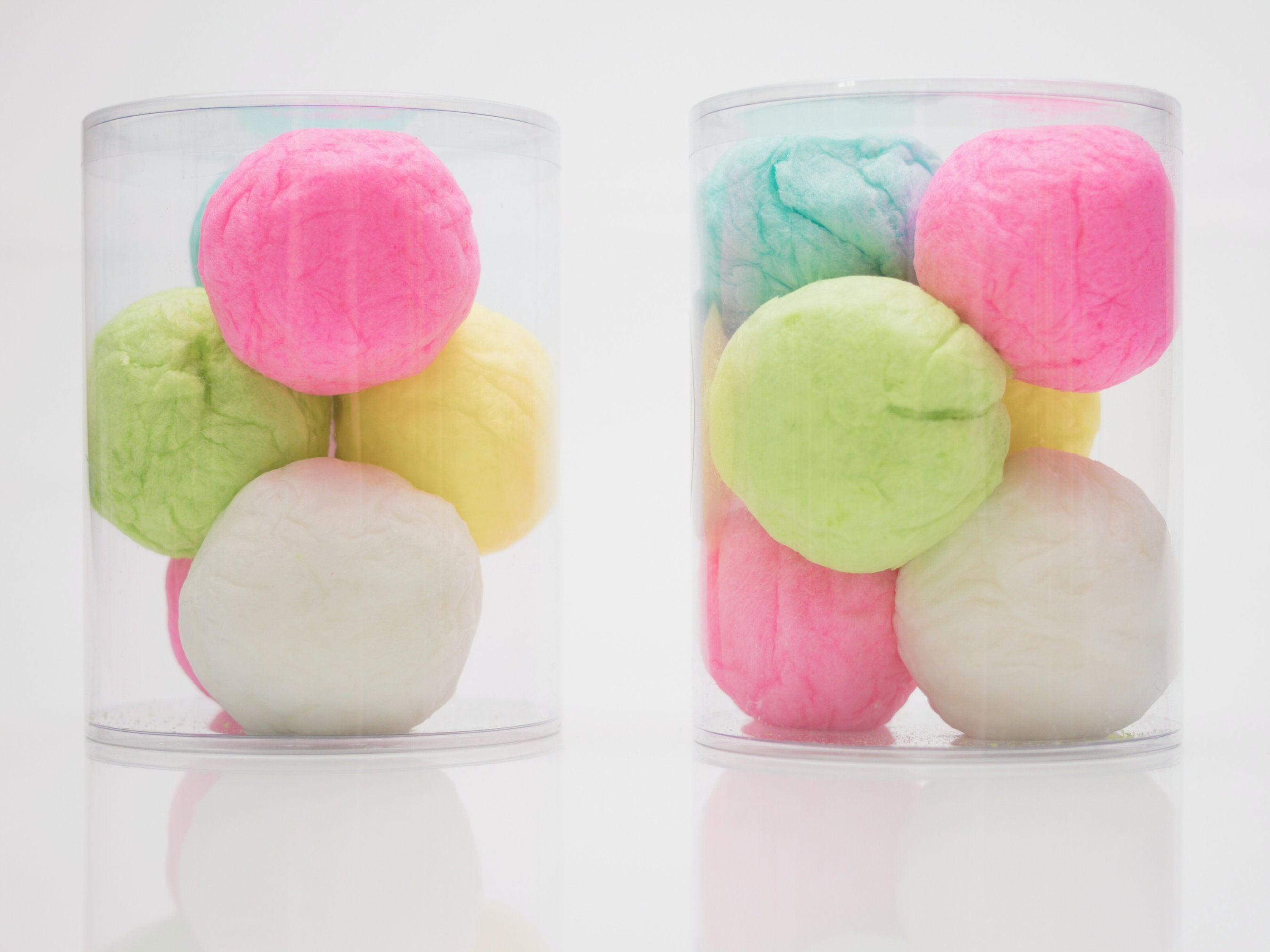 Cotton Candy Cups With Lid Cotton Candy Balls in Dome Cup Dome Cup ...