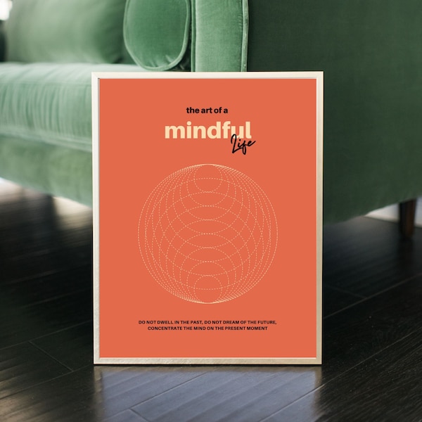 Mindfulness Print - Etsy