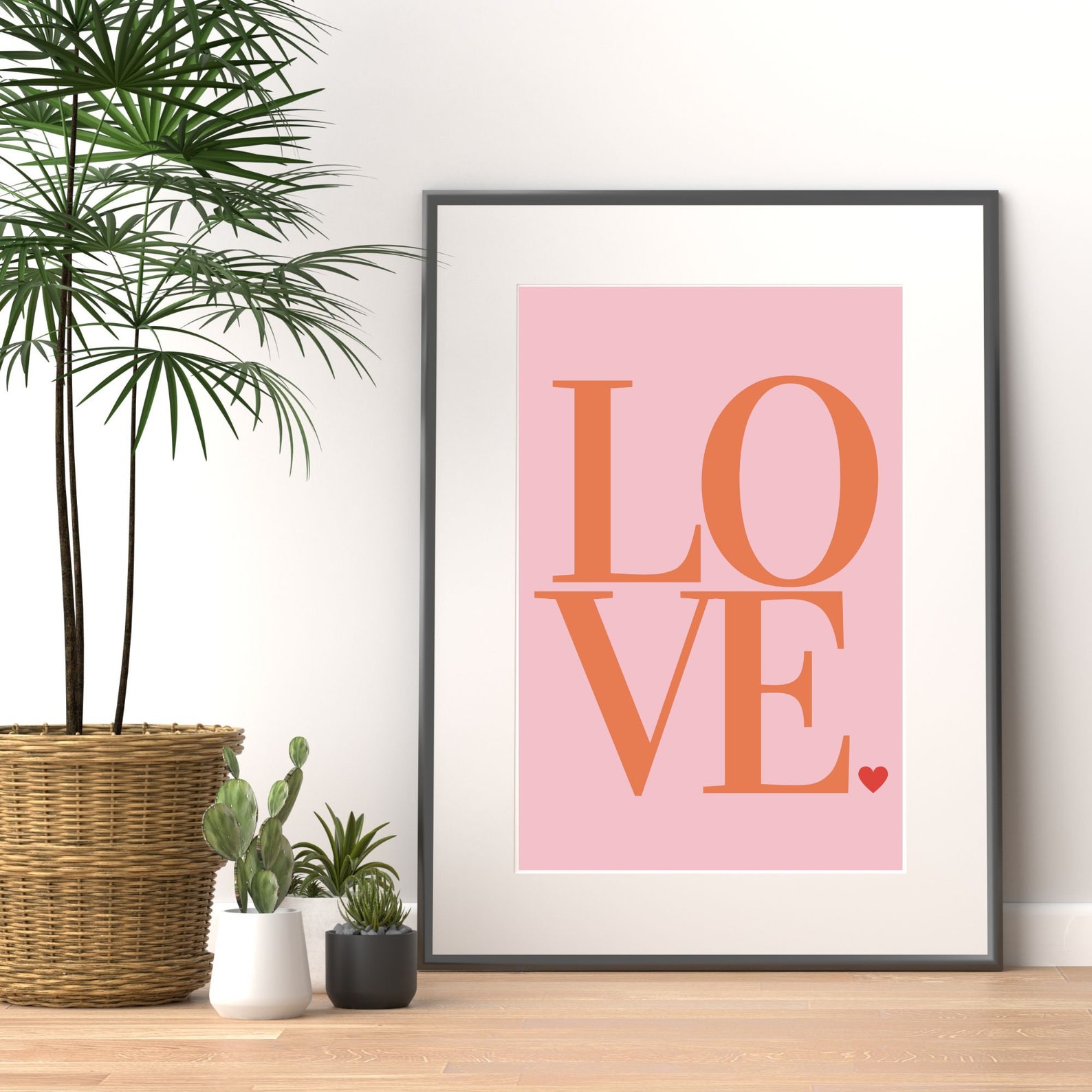 Love Quote Print, Positive Slogan Poster, Motivational Typography Wall ...