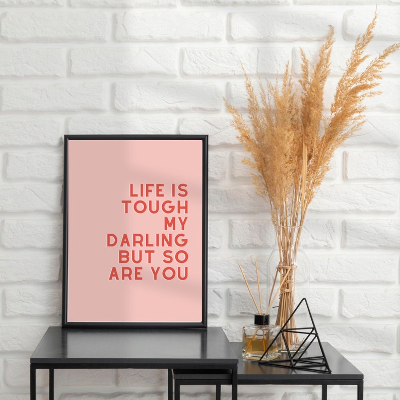 Life Quote Print, Positive Affirmation Print, Positive Quote Print ...