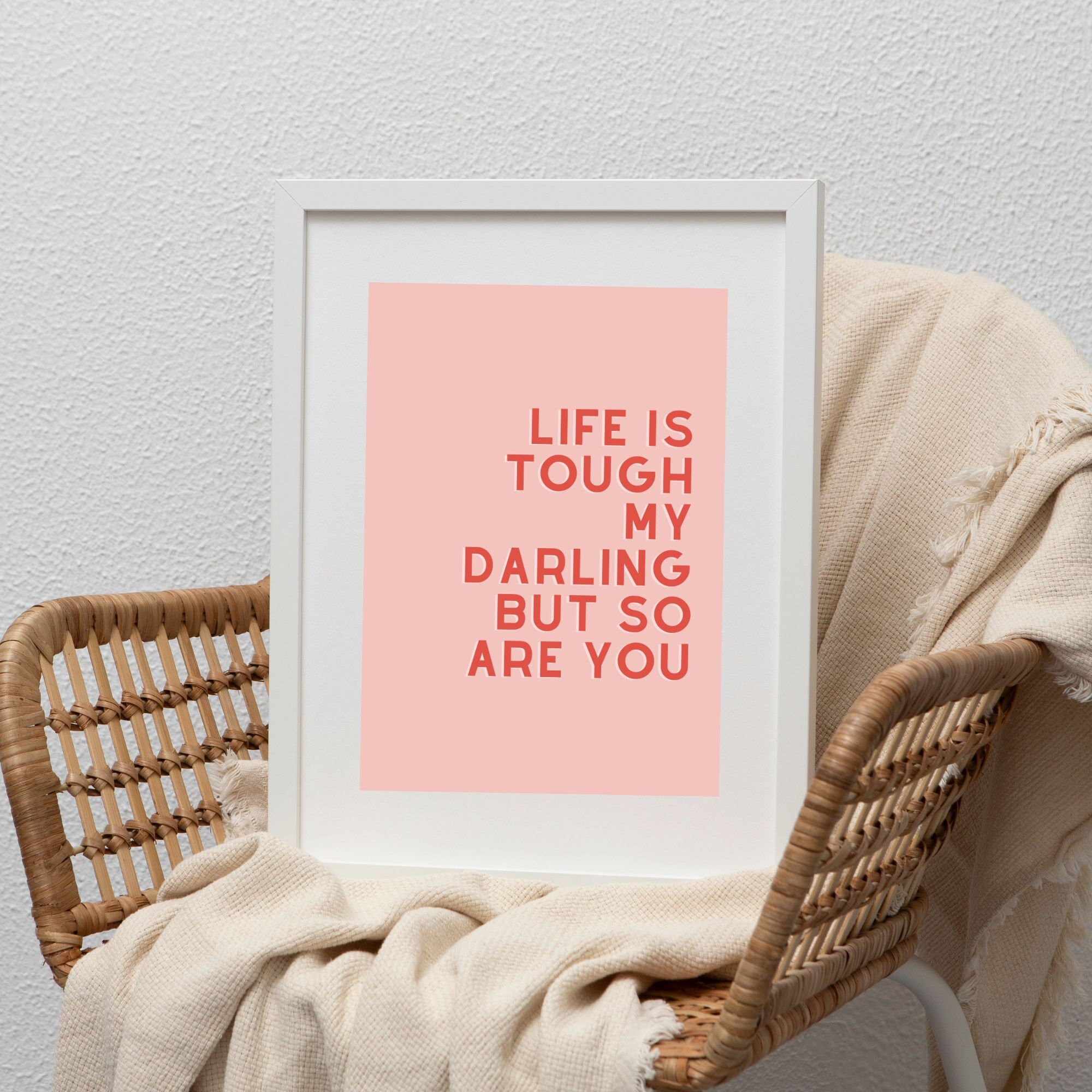 Life Quote Print, Positive Affirmation Print, Positive Quote Print ...