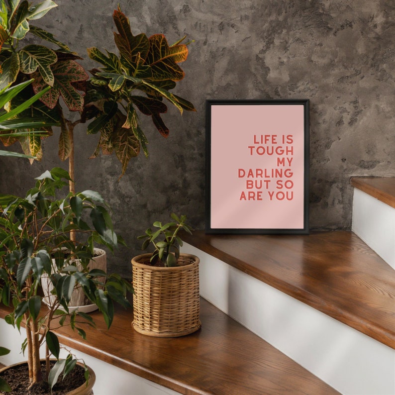 Life Quote Print, Positive Affirmation Print, Positive Quote Print ...