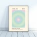 Angel Number 444, Spiritual Aura Poster, Colourful Art Print, Angel ...