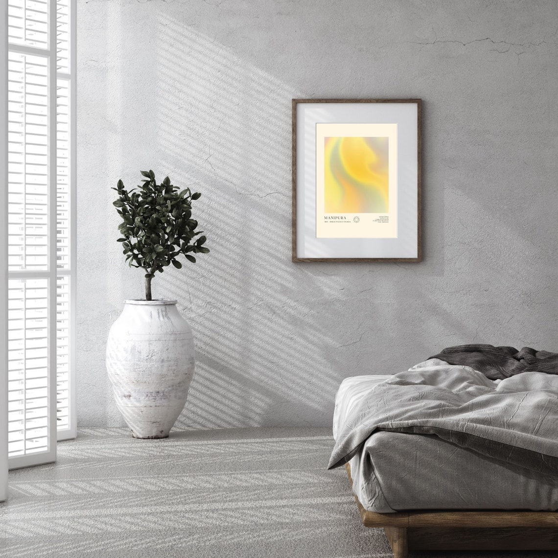 Solar Plexus Chakra Art, Manipura Chakra, Spiritual Aura Poster ...