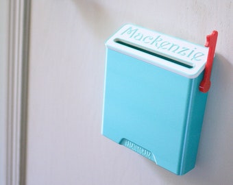 Kids Mini Play Mailbox for Door and Wall Hanging - Ellies Notes Mailbox ...