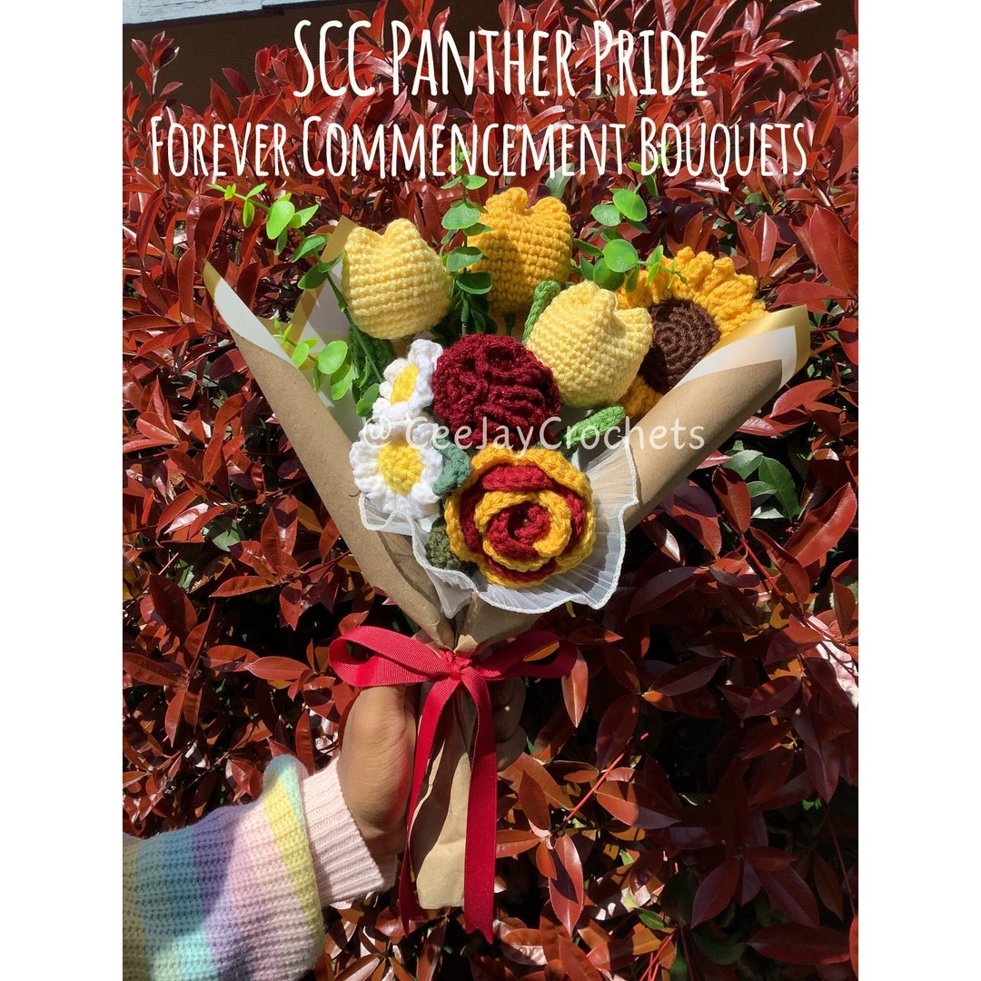 SCC Panther Pride Commencement Forever Bouquet Customizable - Etsy
