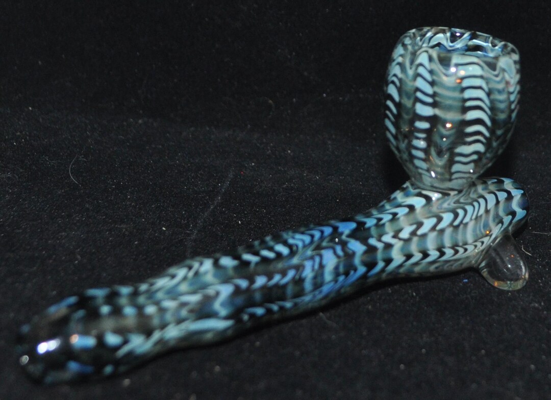 Outside Color Changing Hand Blown Thick Quality Glass Pipe. Glass Jack ...