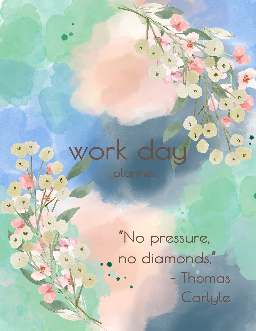 Working Days of Productivity: A Yearly Digital Planner With Daily Pages ...