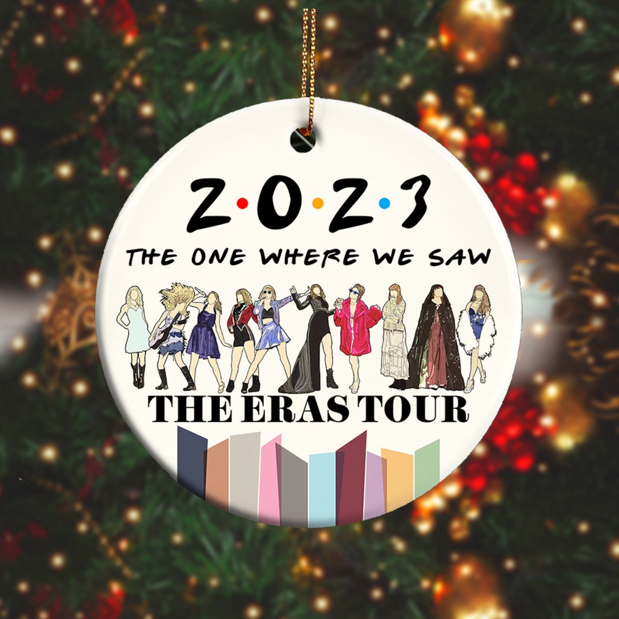 Merry Swiftmas The Eras Tour Taylor Christmas Ornament sold by Ewa ...
