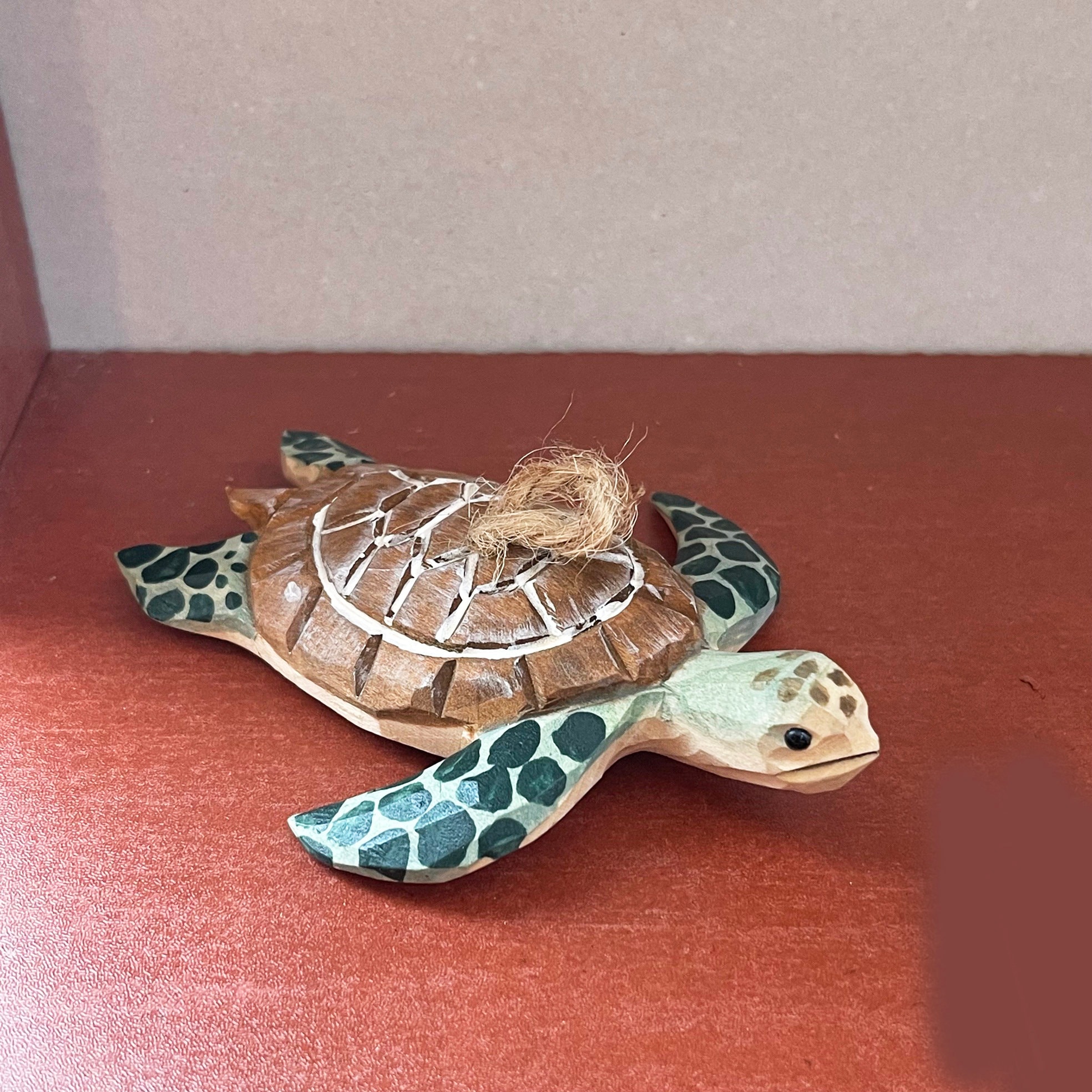 Wooden Turtle Decor, Wooden Sea Turtle, Turtle Statue, Hand Carved ...