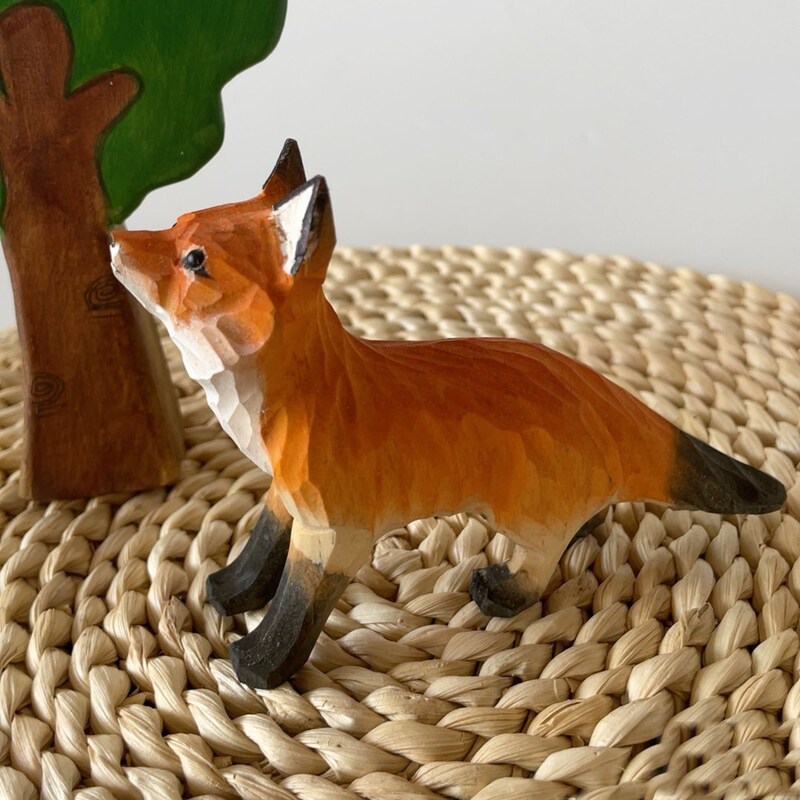 Wooden Fox - Etsy UK