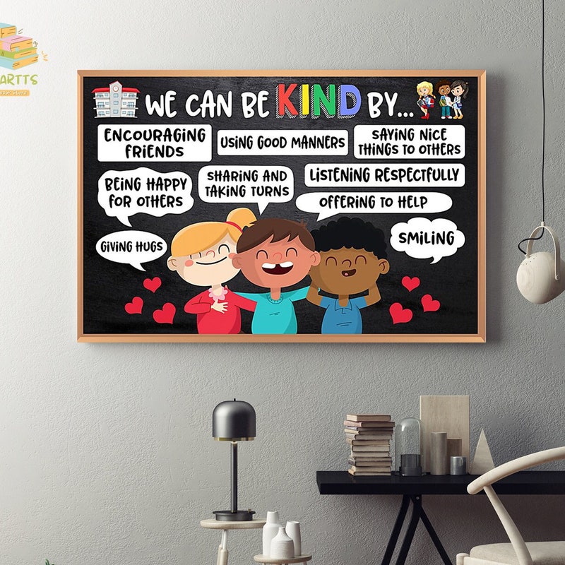 Be Kind Poster - Etsy