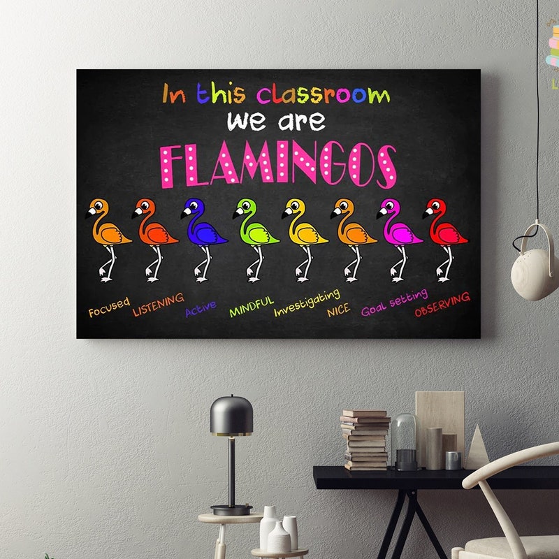 Flamingo Classroom - Etsy