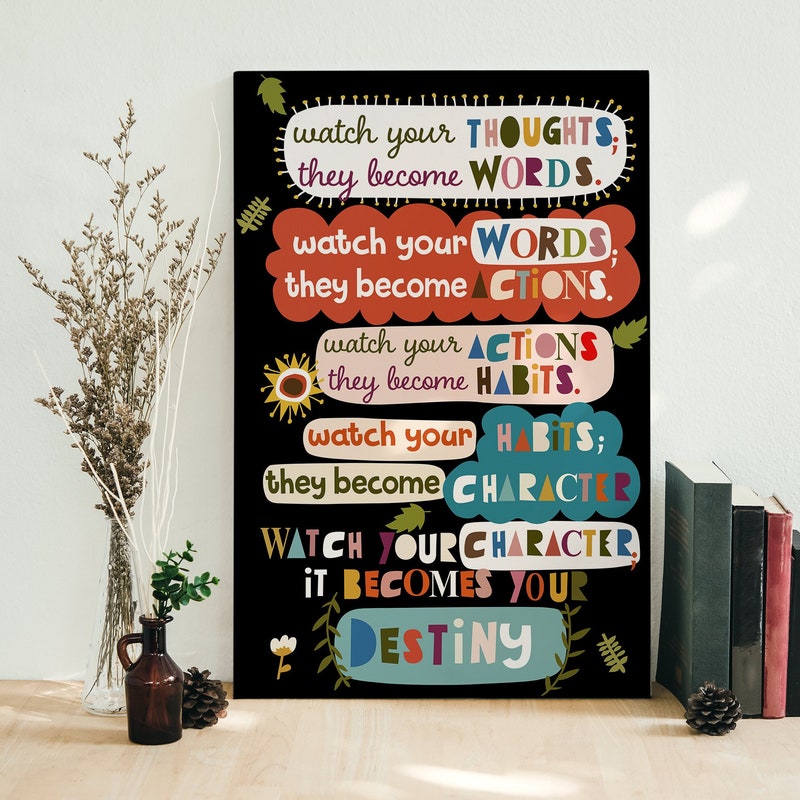 Watch Your Thoughts - Etsy