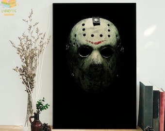 JASON VOORHEES: Friday the 13th, Every Mask Poster, Evolution of Jason ...