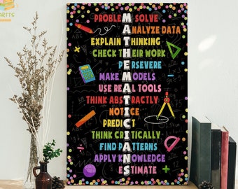 Central Tendency Anchor Chart, Mean Median Mode Anchor Chart, Math ...