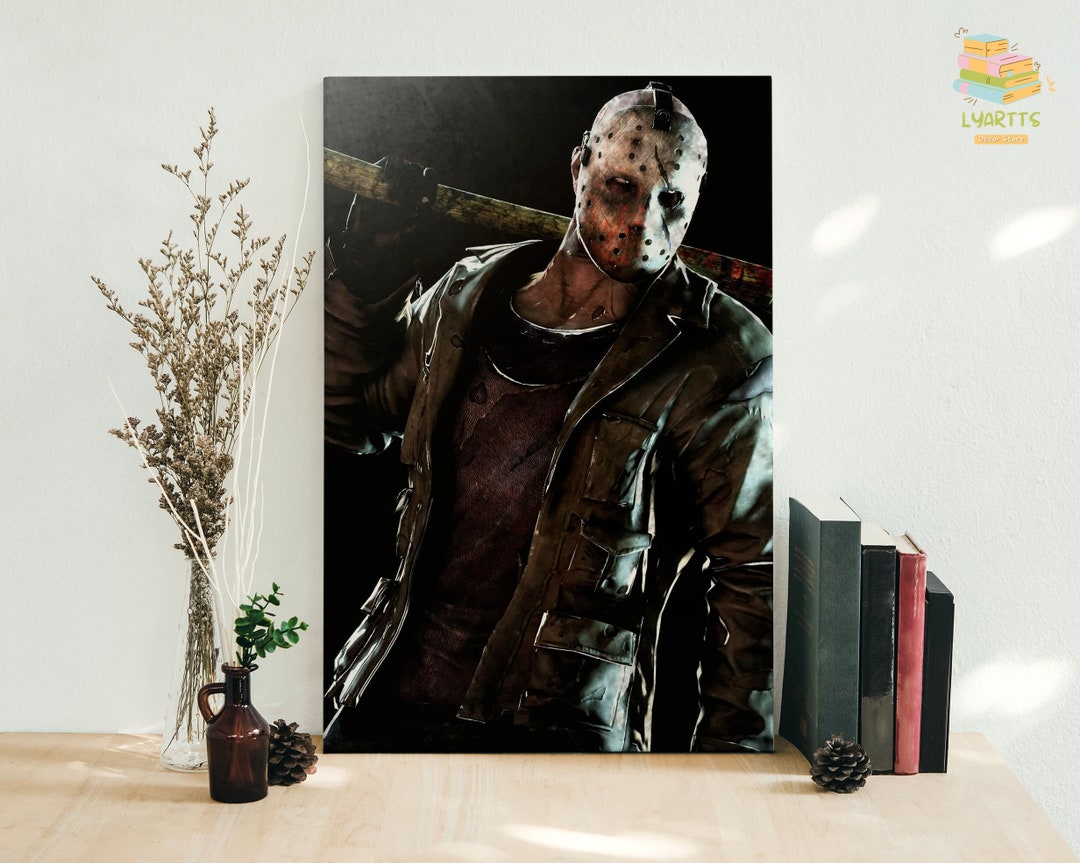 Jason Voorhees Framed Canvas, Unframed Poster, Jason Voorhees Canvas ...