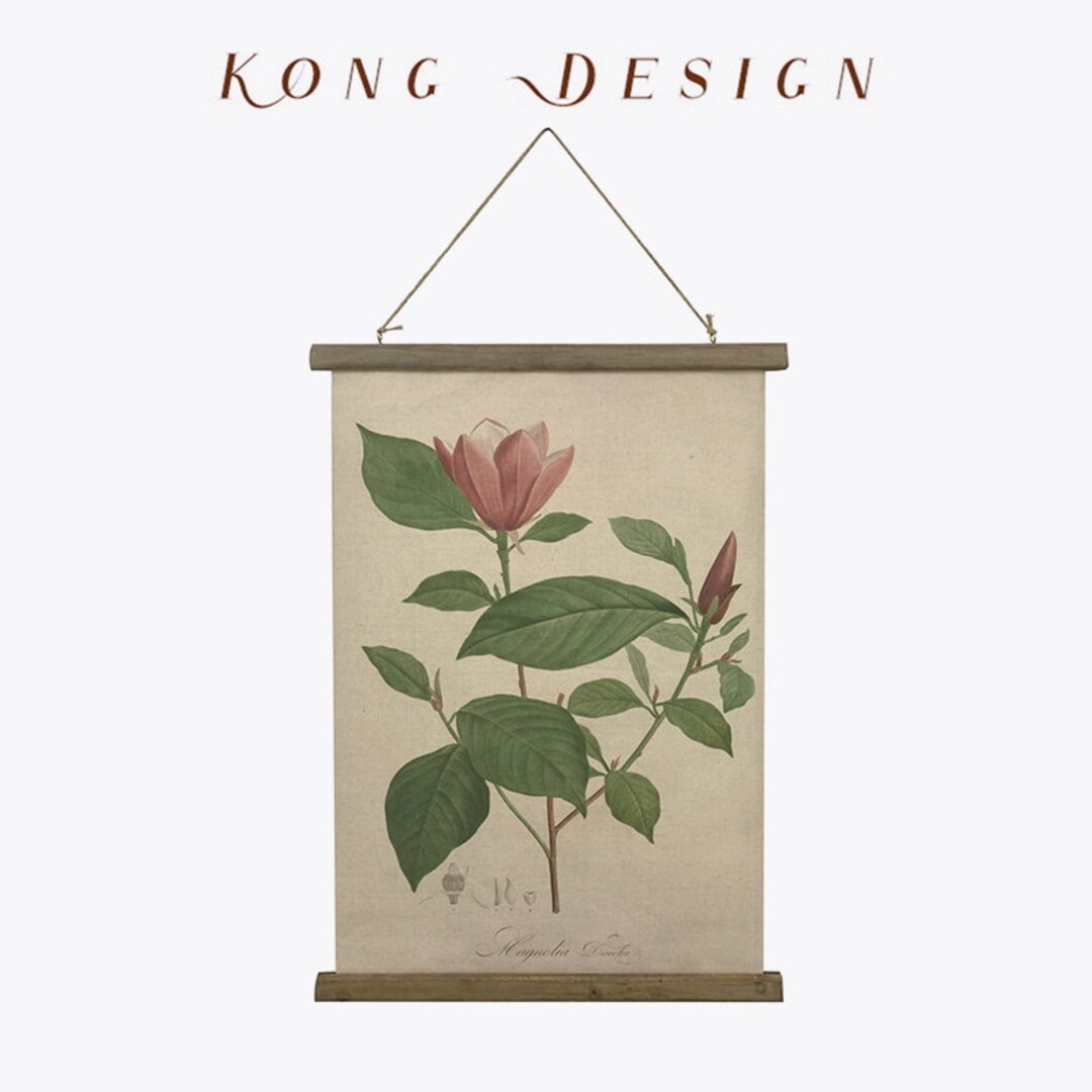 Vintage Decorative Wall Scroll Plant Poaster Wall Art Prints,herbarium ...