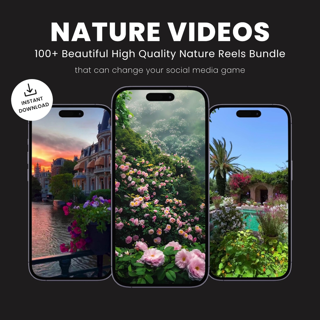 100+ Nature Reels Bundle - Instant Downloads, Viral Reels, and Reels ...