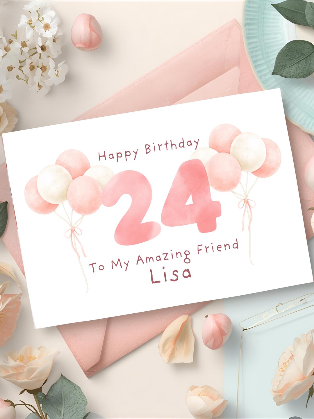 Personalized Printable Birthday Card for Family and Friends : Digital ...