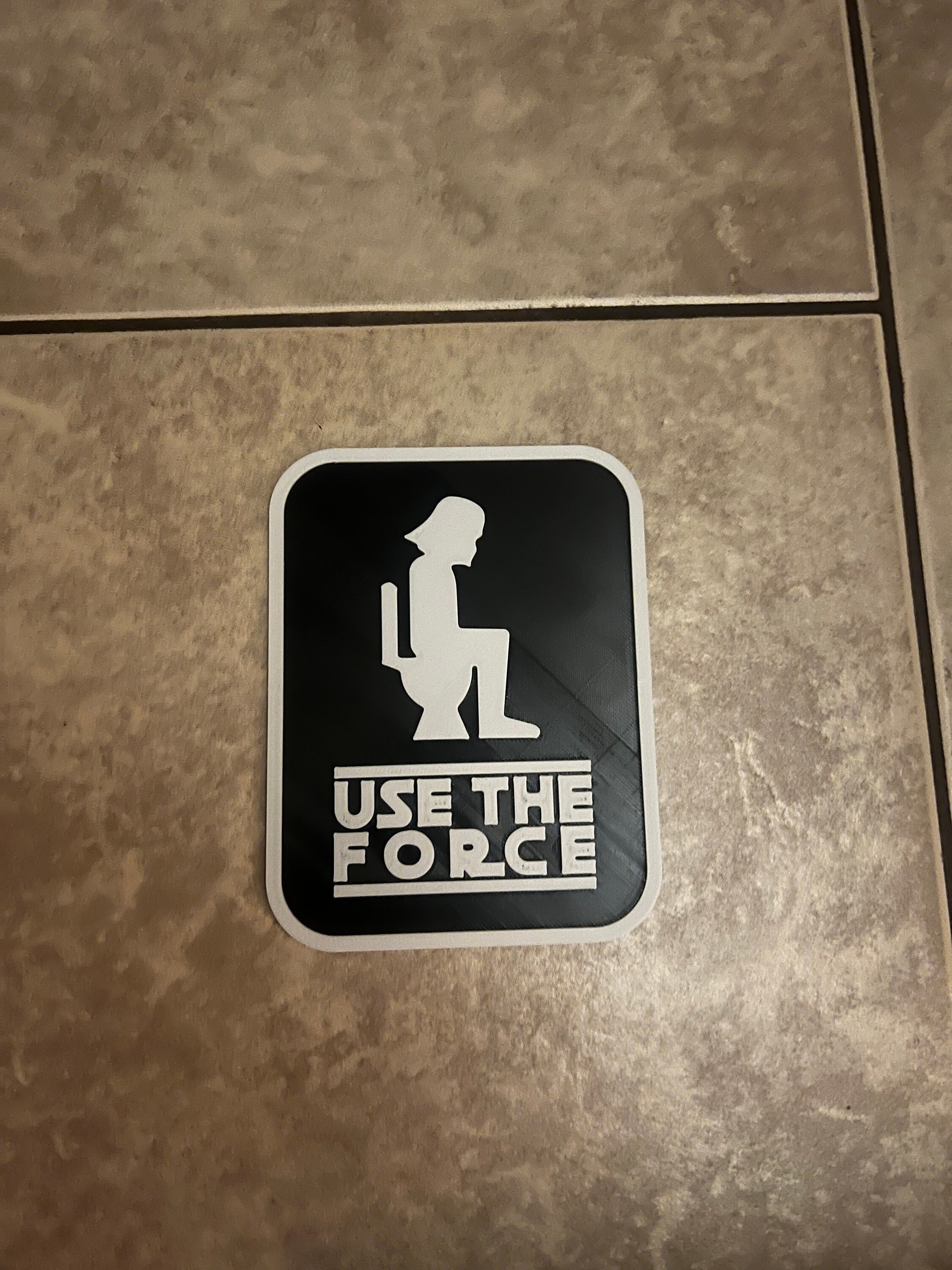 Star Wars Bathroom Toilet Sign - Etsy