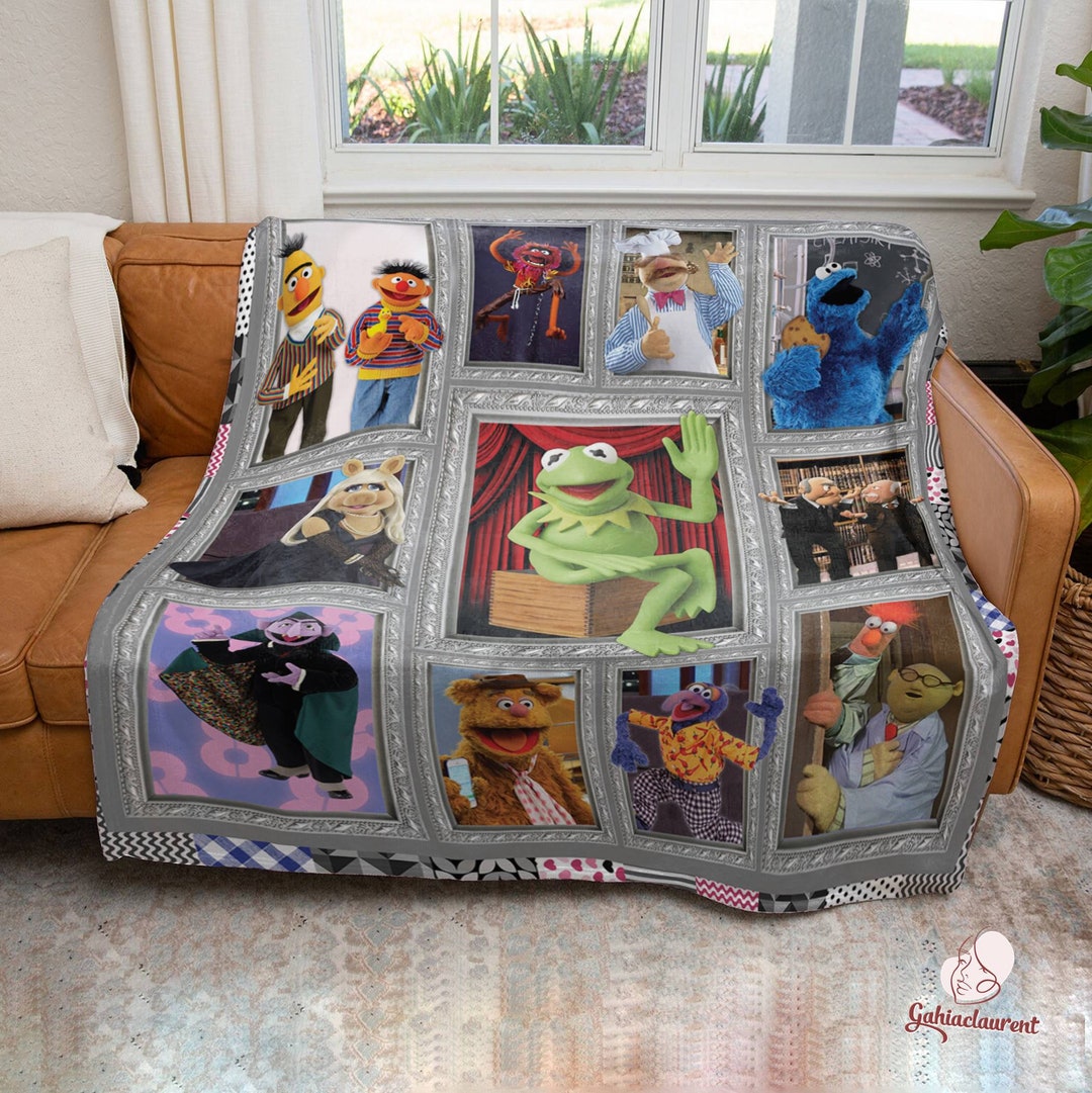 Muppet Show Characters Fleece Blanket, Muppets Movie Fleece Blanket ...