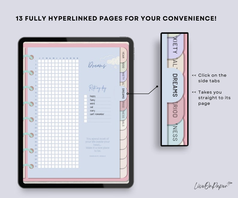 Digital Pixel Journal, A Year in Pixels, Colour Planner, Color Diary ...