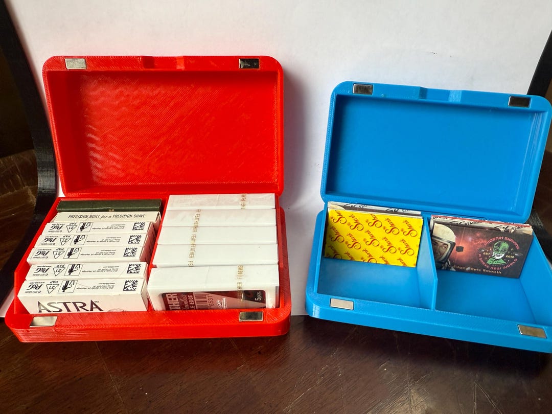 Double Edge Razor Blade/tuck Case V2 | 3D Printed - Etsy