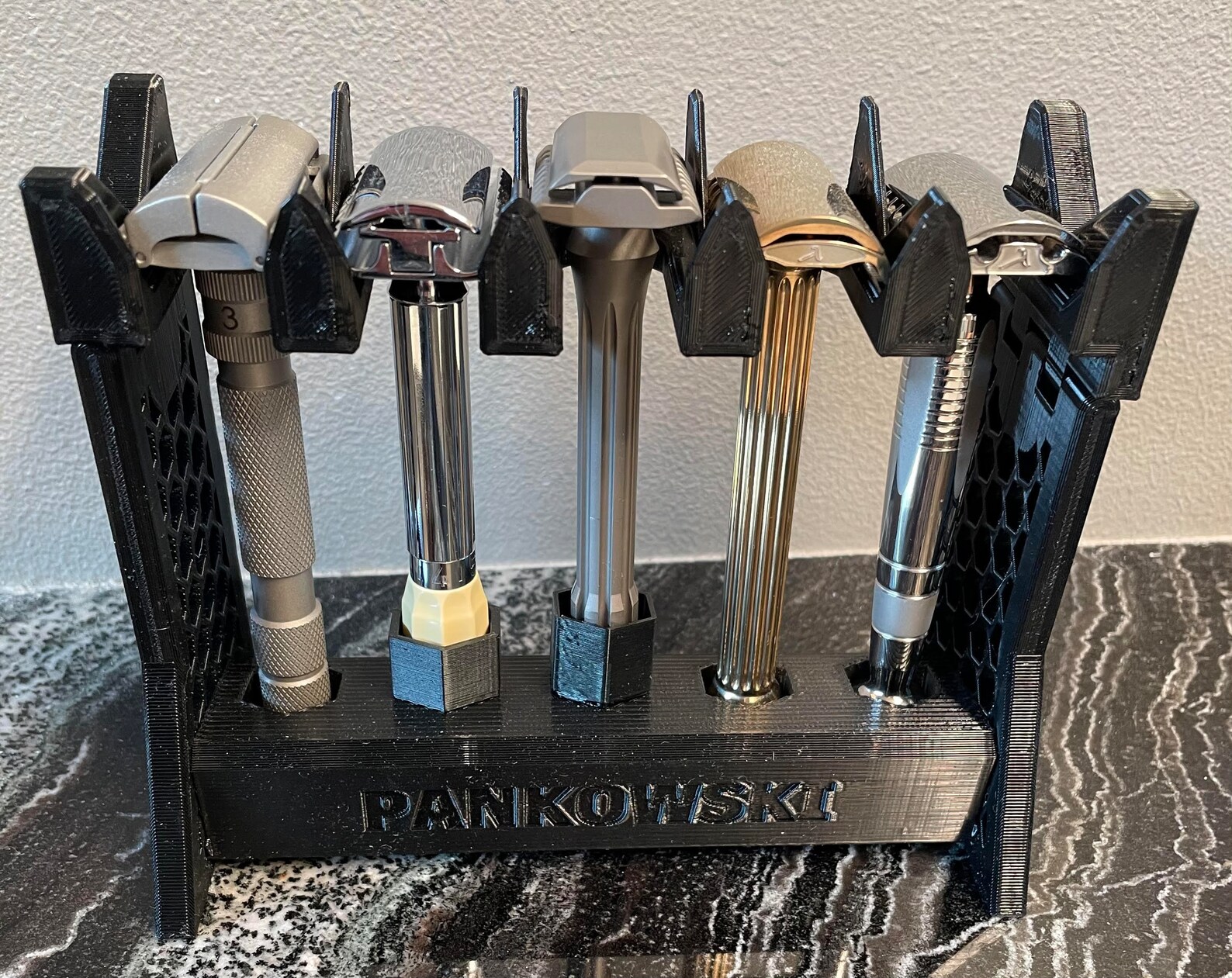 5 Razor Stand/rack, 3D Printed (updated V2) - Etsy