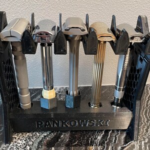 5 Razor Stand/rack, 3D Printed (updated V2) - Etsy
