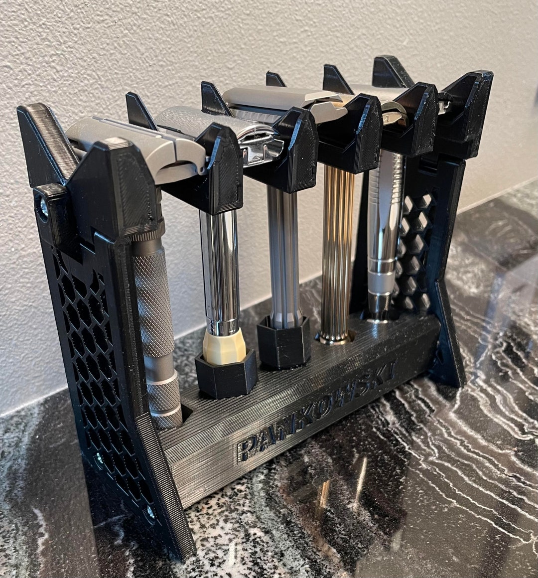 5 Razor Stand/rack, 3D Printed (updated V2) - Etsy
