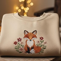 Retro Red Foxes Winter Scene Sweatshirt - 90s Fox Snowy Forest ...
