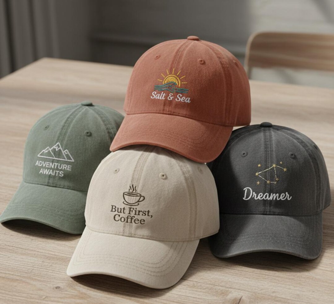 Custom Logo Baseball Hat, Personalized Embroidered Trucker Hat, Retro ...