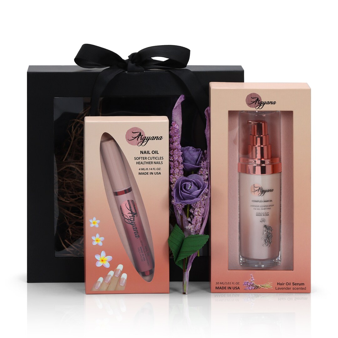 Argyana Best Gift Set LAVENDER Hair and Nails Growth | 2 Pc Set | - Etsy