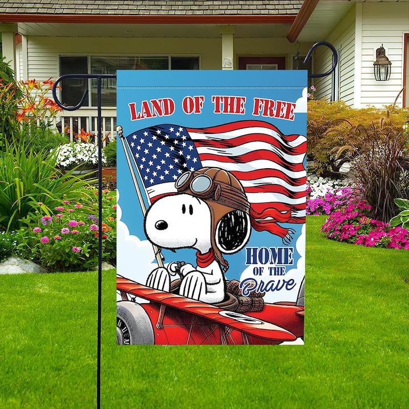 Snoopy House Flag - Etsy